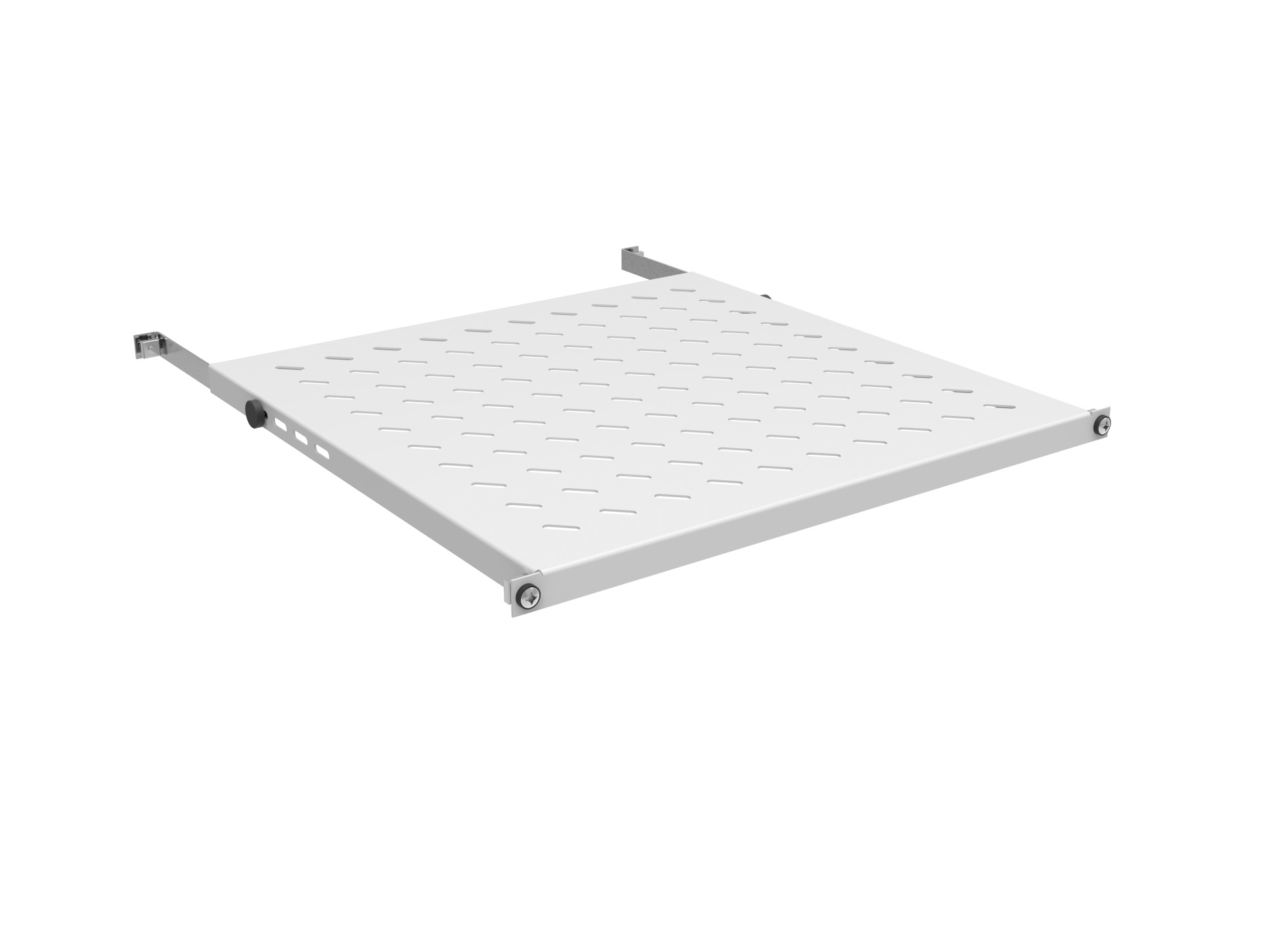 19" 0.5U Shelf, Fixed, MD 550..650 mm, Max. Load 70 kg, CD 800, RAL7035 ...